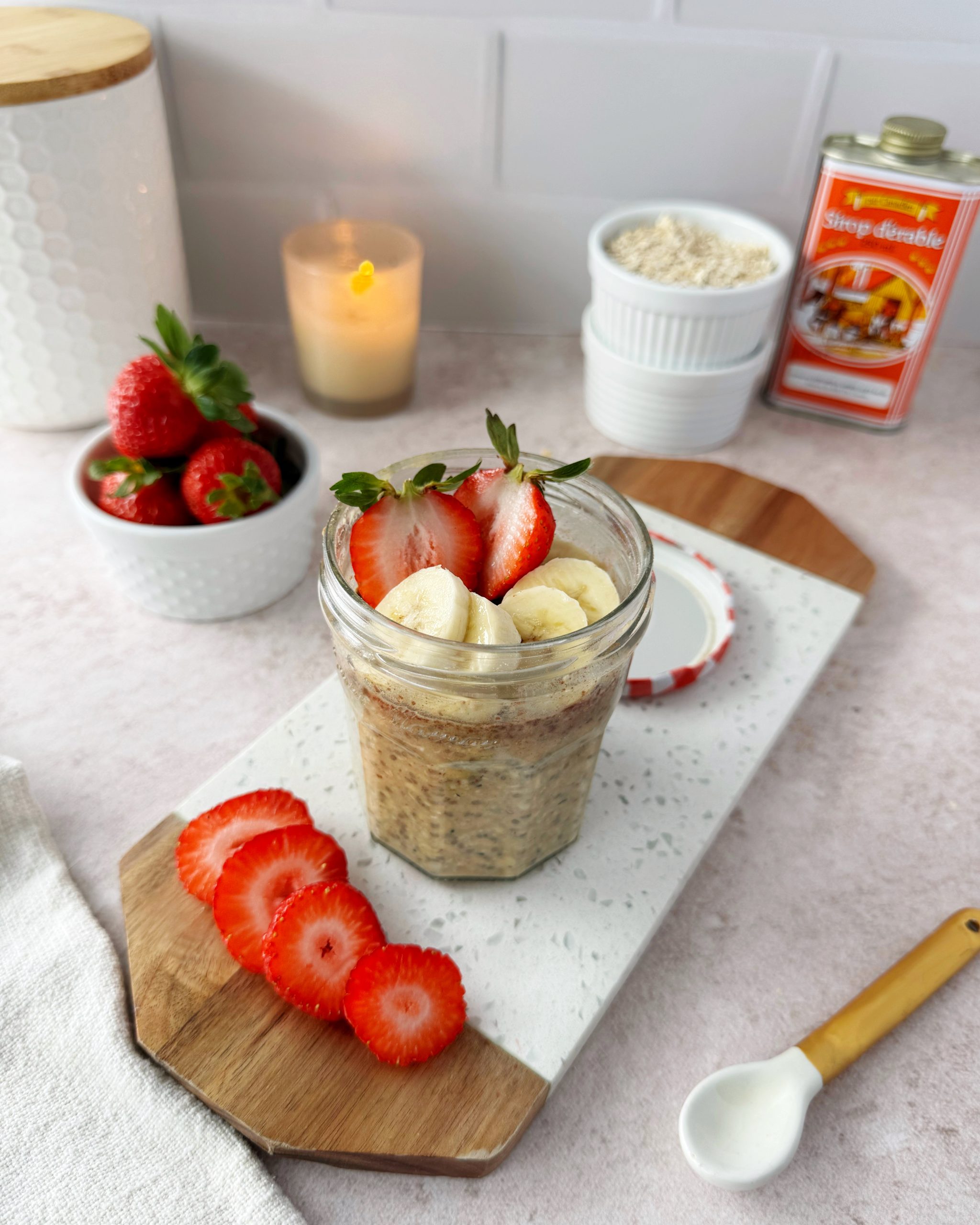 Easy Vegan Overnight Oats (High Protein) | Riri's Recipes